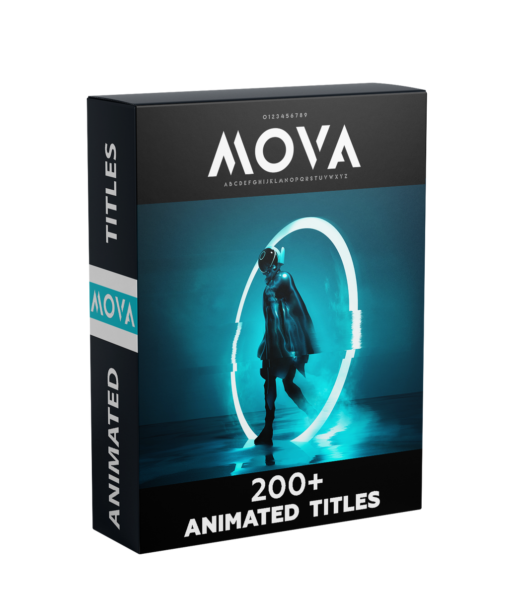 MOVA 200+ ANIMATED TITLES PACK – Video Presets