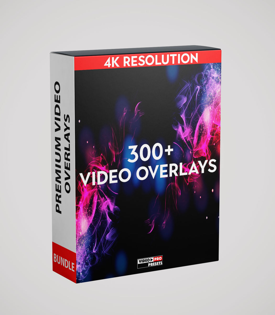 300+ 4k Video Overlays – Video Presets